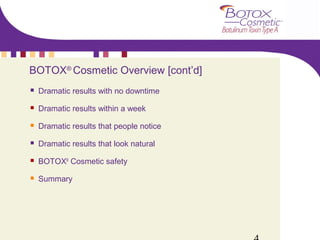 Botox® cosmetic show | PPT