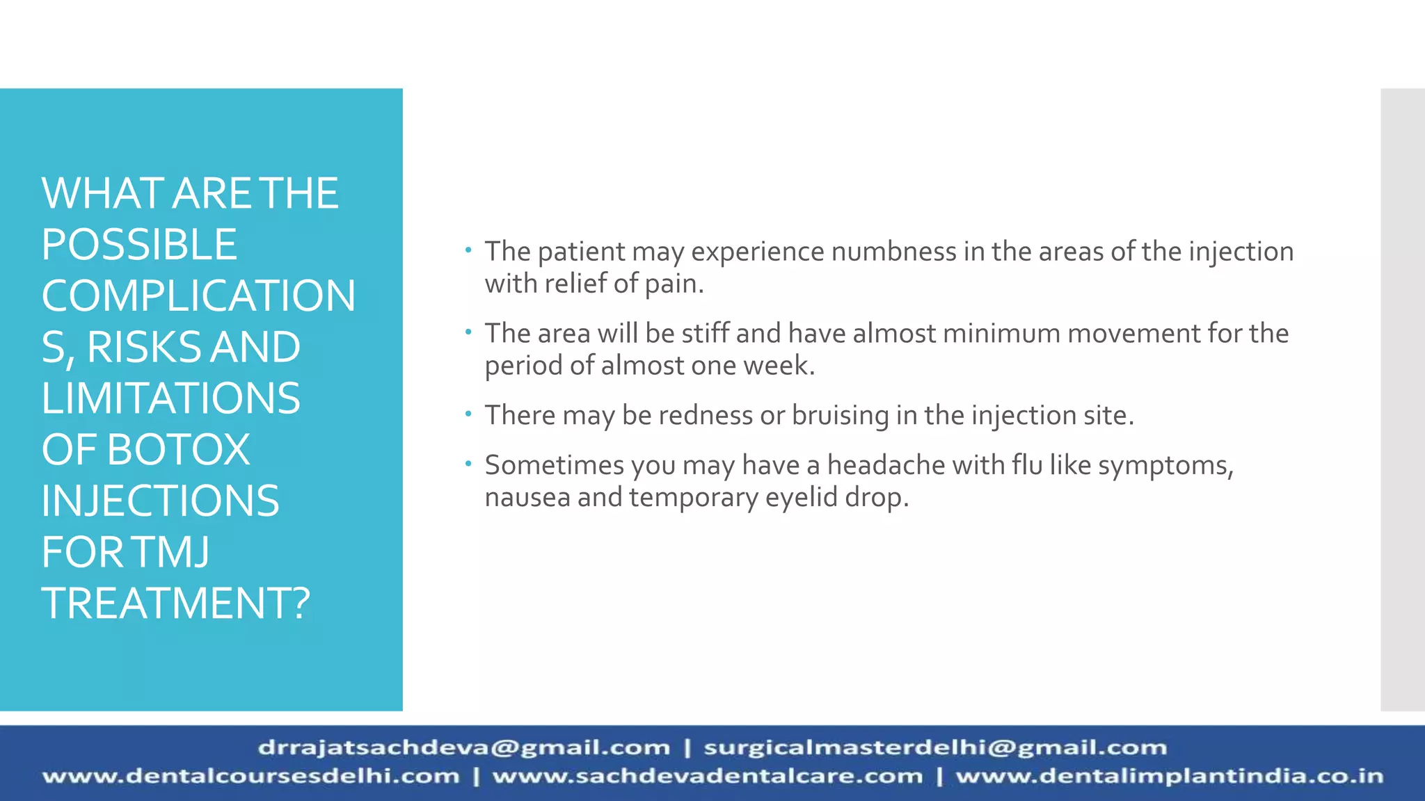 Botox for your TMJ (tempero mandibular joint) by Dr.Rajat Sachdeva ...