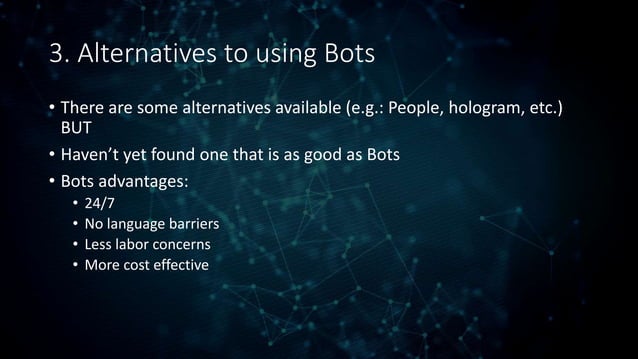 Bots presentation | PPT
