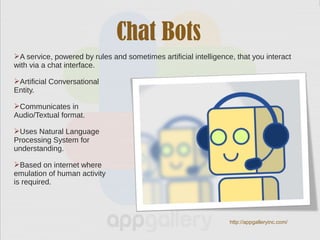 Chat bots and AI | PPT