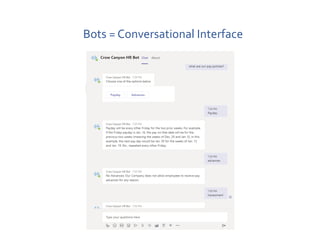 Bots for Microsoft Teams in Office 365 | PPTX