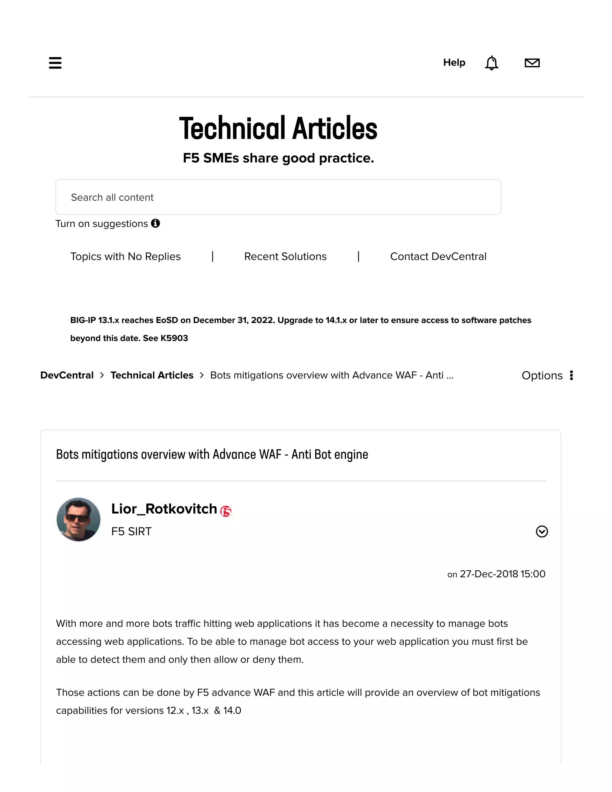 Bots mitigations overview with Advance WAF - Anti ... - DevCentral.pdf