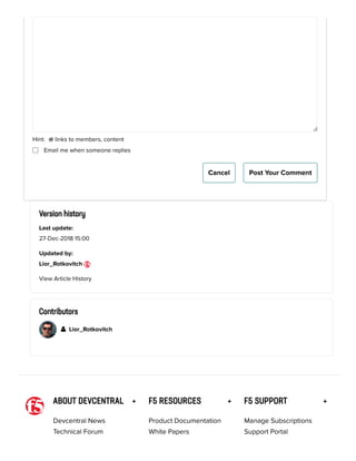 Bots mitigations overview with Advance WAF - Anti ... - DevCentral.pdf