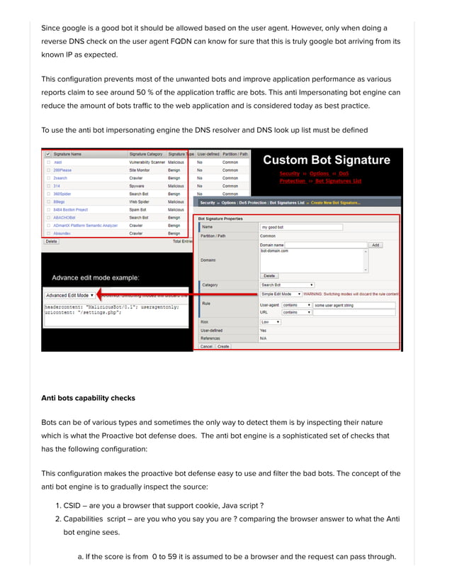 Bots mitigations overview with Advance WAF - Anti ... - DevCentral.pdf