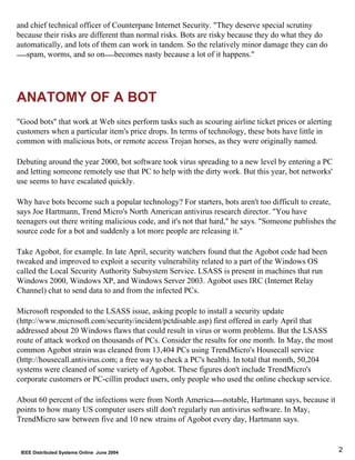 Bot software spreads, causes new worries | PDF