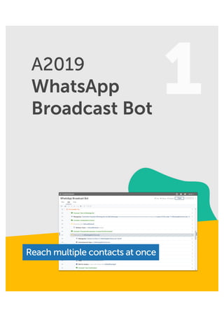 A2019 - Pre-built bots help automate communication with Customers ...
