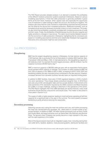 Botswana: Beef sector value chain analysis and action plan | PDF