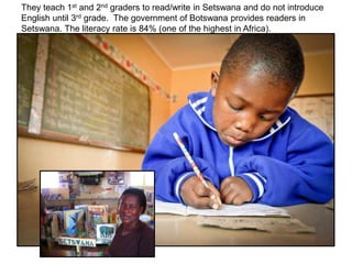 African Library Project in Botswana | PPTX
