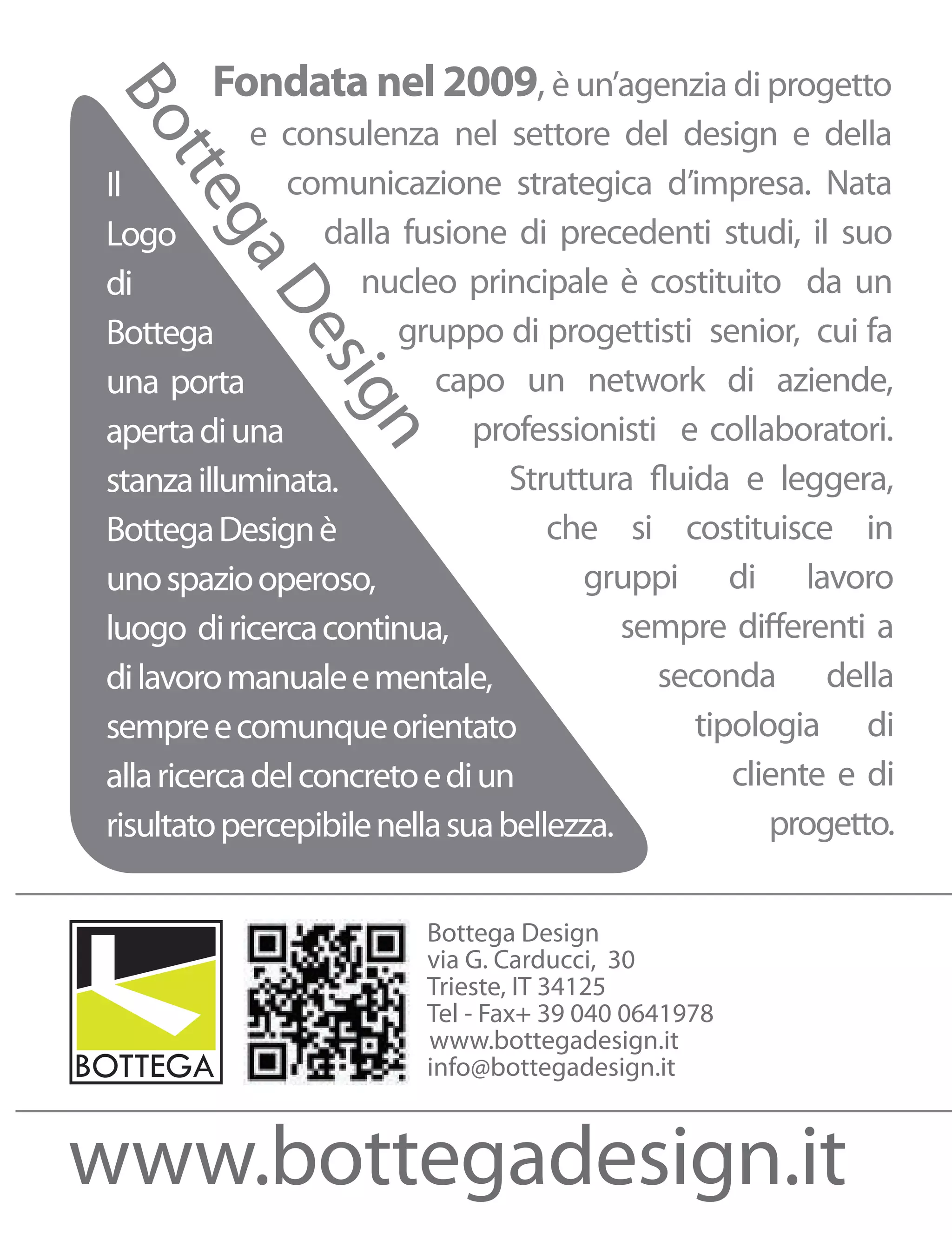 Bottega Design company proflie | PDF