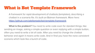 Bot template framework | PPT