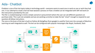 Bot that chats with sap | PPT