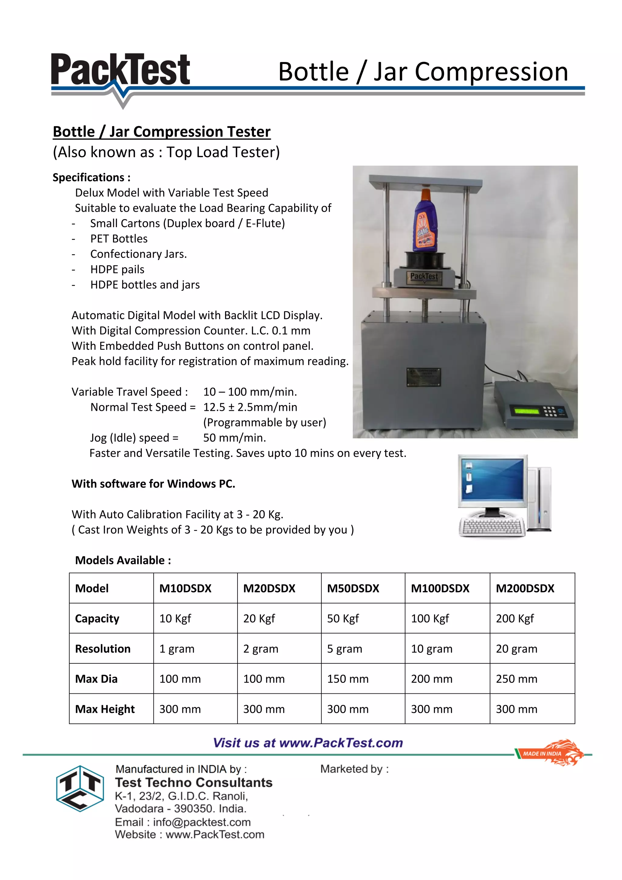 Bottle compression 2018 | PDF