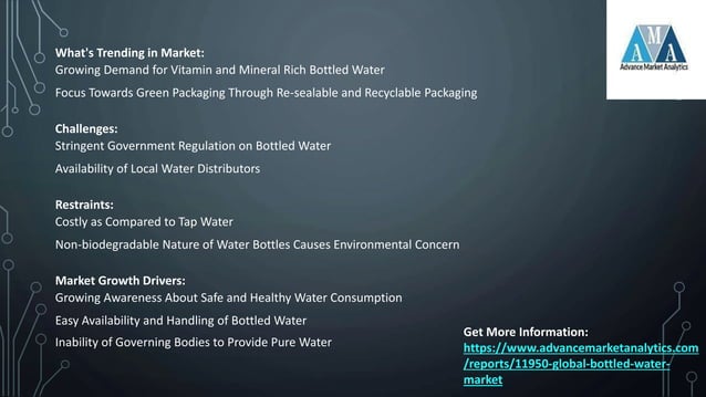 Bottled water market | PPT