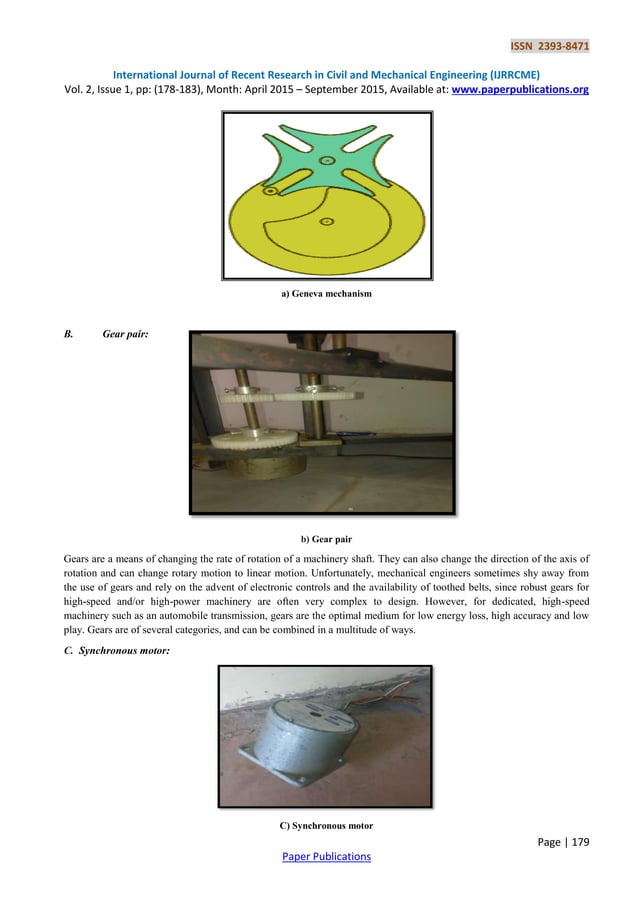 Bottle Filling Machine Based On Geneva Mechanism | PDF