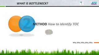 Bottleneck Analysis Theory Of Constraints (TOC) | PPTX