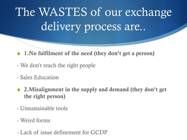 Bottleneck around delivery oc ps and ebs | PPT