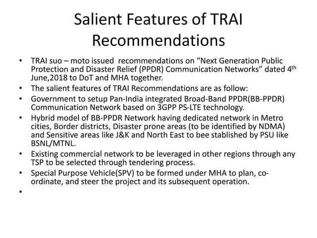 Bottlenecks of existing PPDR Network in India.pptx