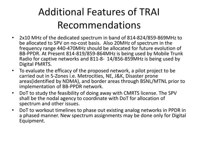 Bottlenecks of existing PPDR Network in India.pptx