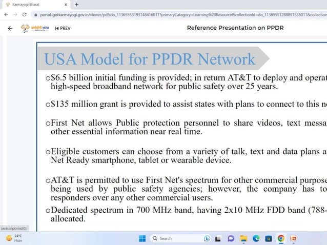 Bottlenecks of existing PPDR Network in India.pptx