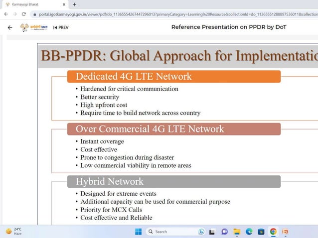 Bottlenecks of existing PPDR Network in India.pptx