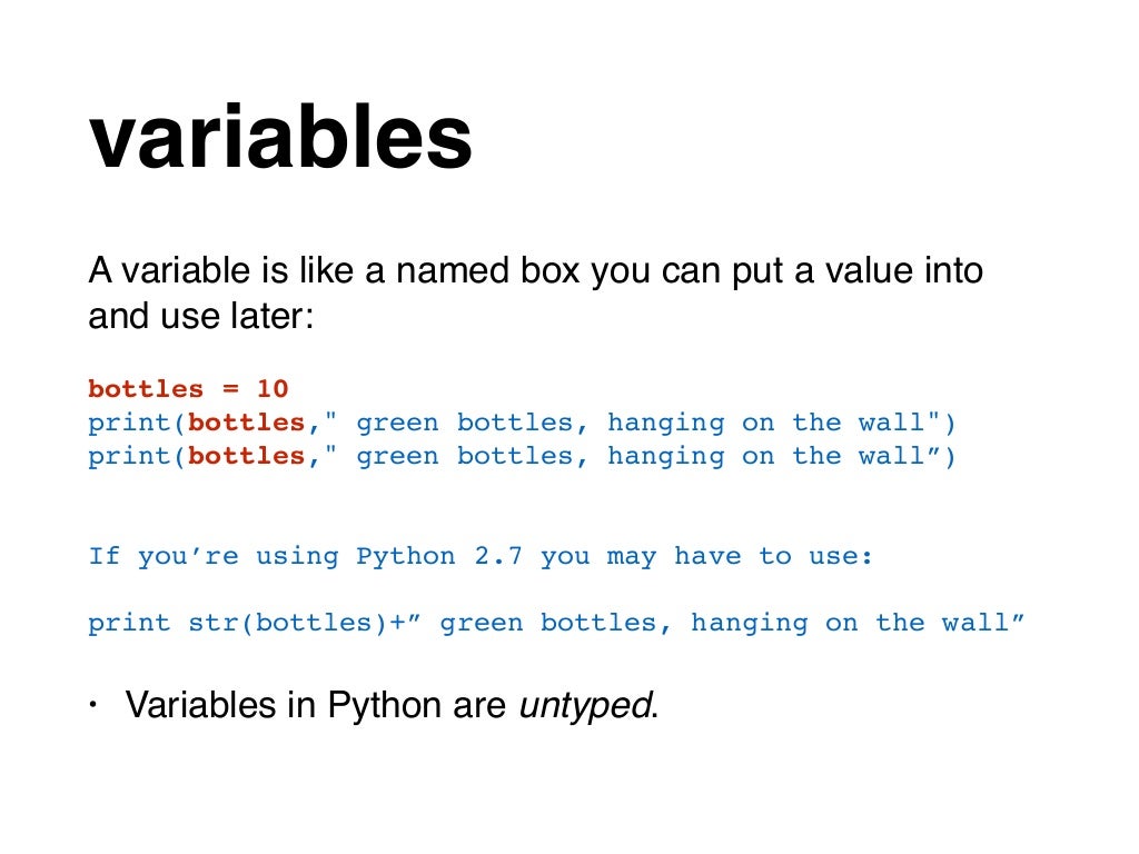 Coding with Counting Songs: “Ten Green Bottles” in Python