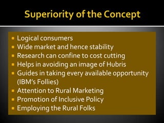 Bottom of-the-pyramid marketing approach-b.v.raghunnandan | PPTX