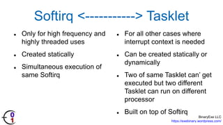 Bottom half in linux kernel | PPTX