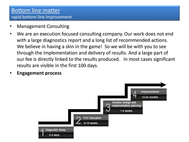 Bottom line matters | PPT