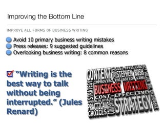 7 Ways to Improve the Bottom Line | PPT