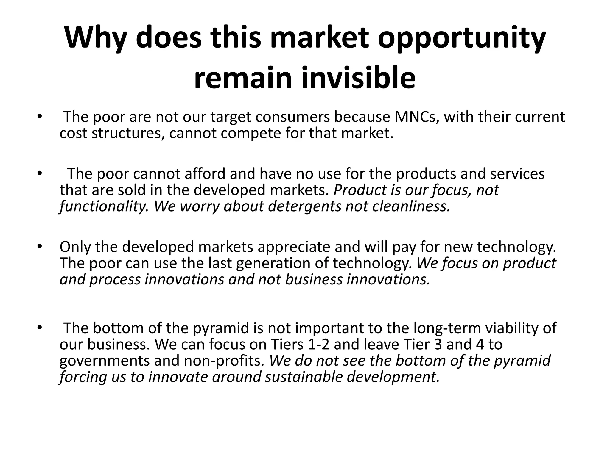 Bottom of pyramid approach in rural marketing sector | PPTX