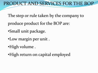 Bottom of the pyramid | PPTX