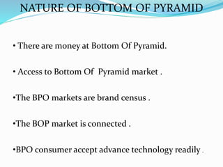 Bottom of the pyramid | PPTX | Debated Sensitive Social Issues ...