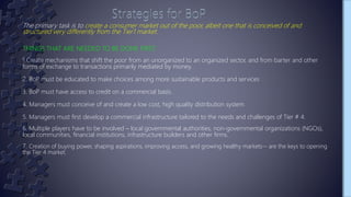 Bottom of the pyramid (BoP) by Rizwan Manzoor | PPTX