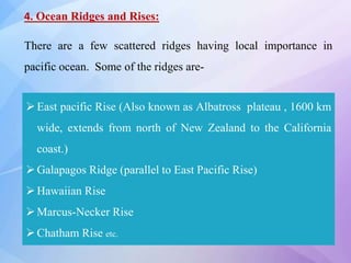 Bottom reliefs of pacific ocean | PPTX