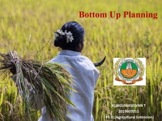 Bottom up planning | PPTX