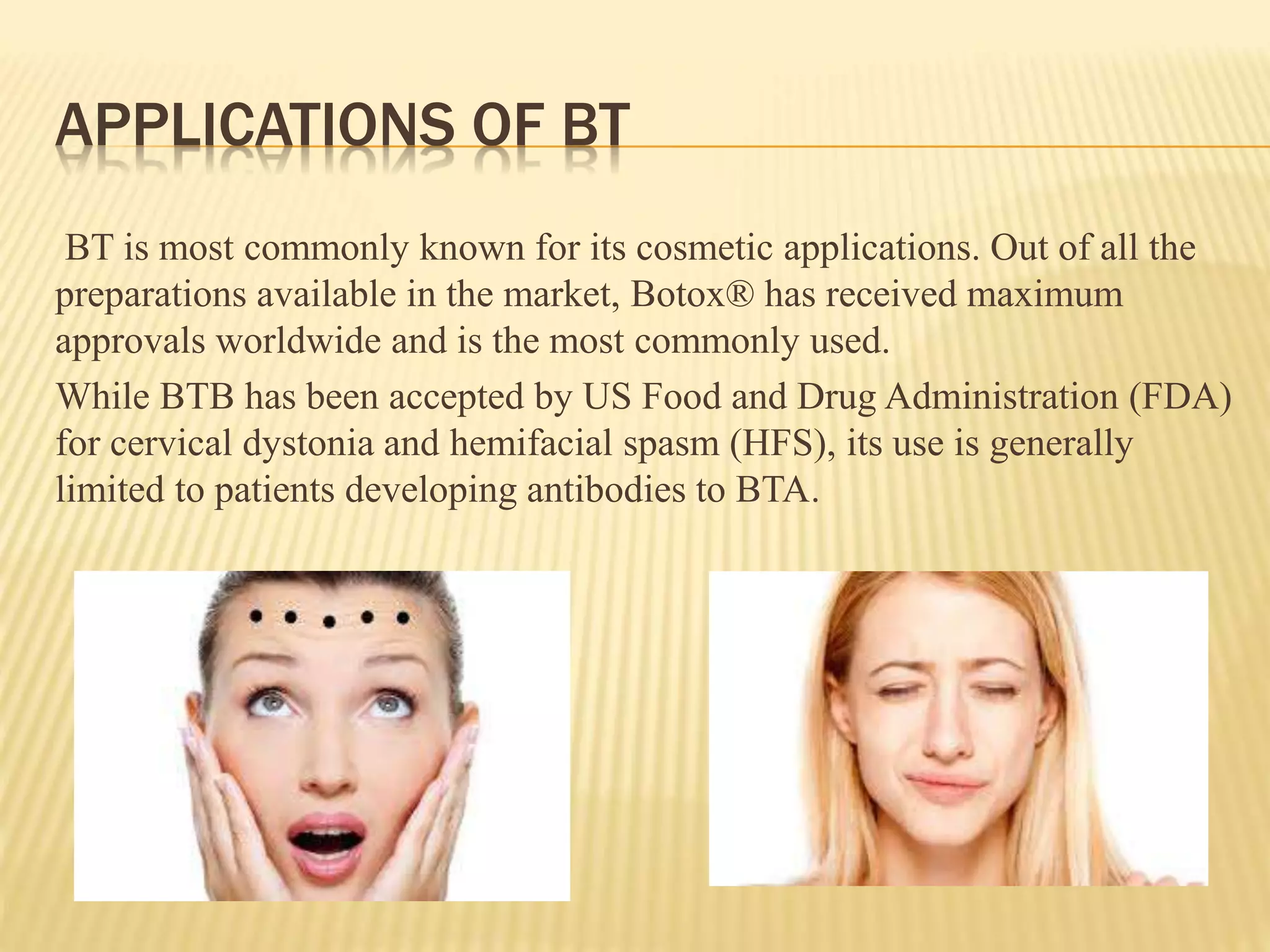 Botulinum toxin and its application in omfs | PPTX