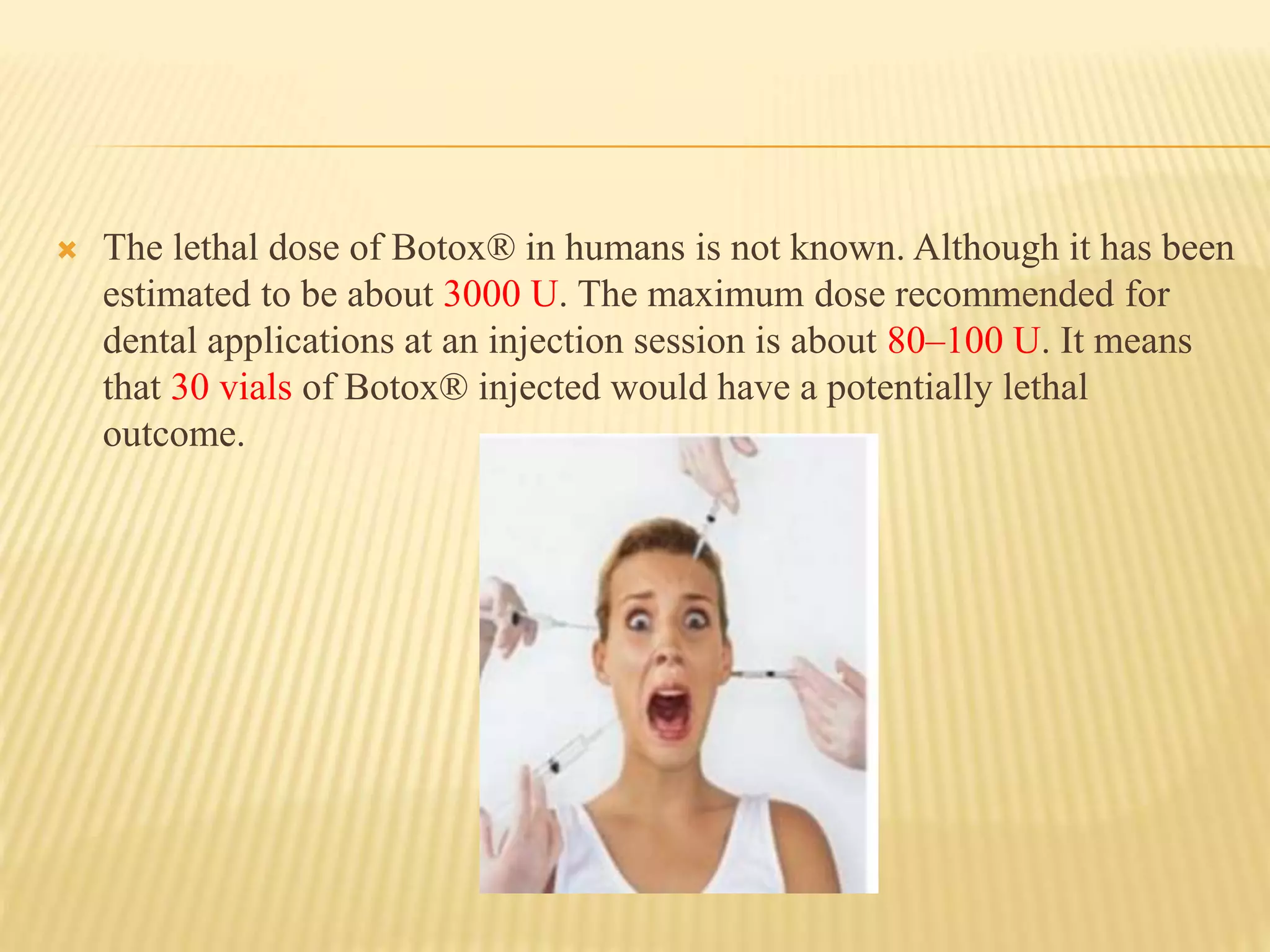 Botulinum toxin and its application in omfs | PPTX