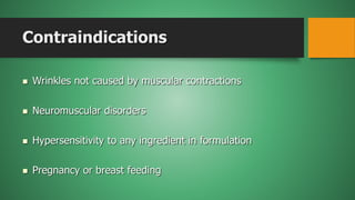 Botulinum toxin use in dermatology | PPTX