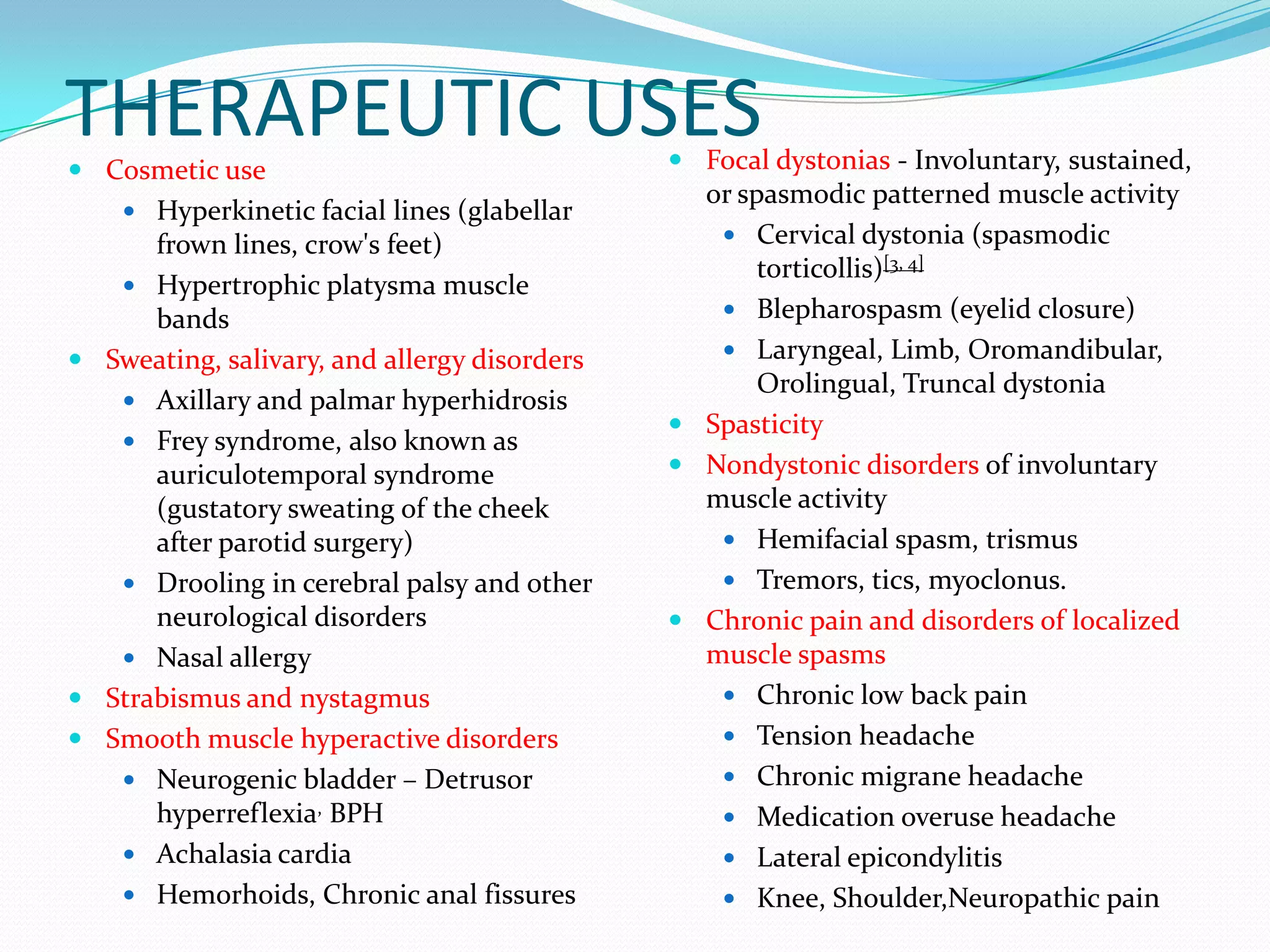 Botulinum toxin in dermatology ppt | PPTX