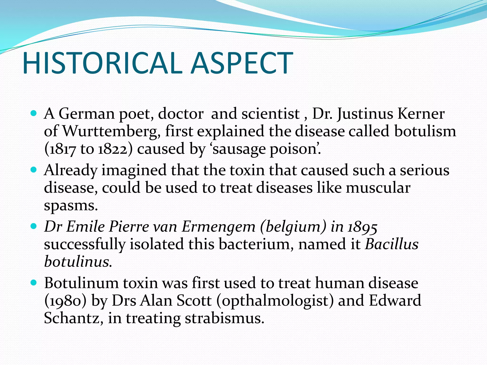 Botulinum toxin in dermatology ppt | PPTX
