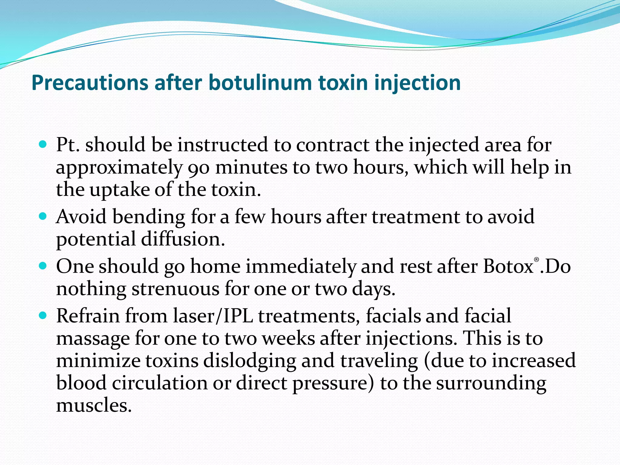 Botulinum toxin in dermatology ppt | PPTX