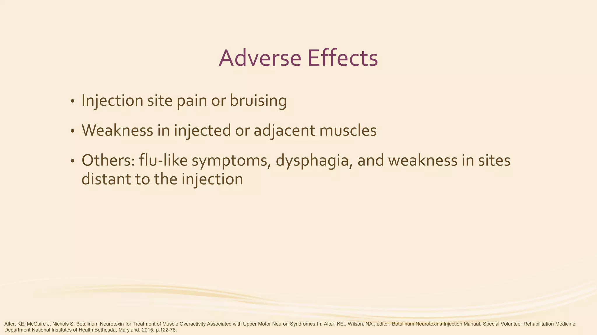 Botulinum Toxin Injection for Spasticity | PPTX