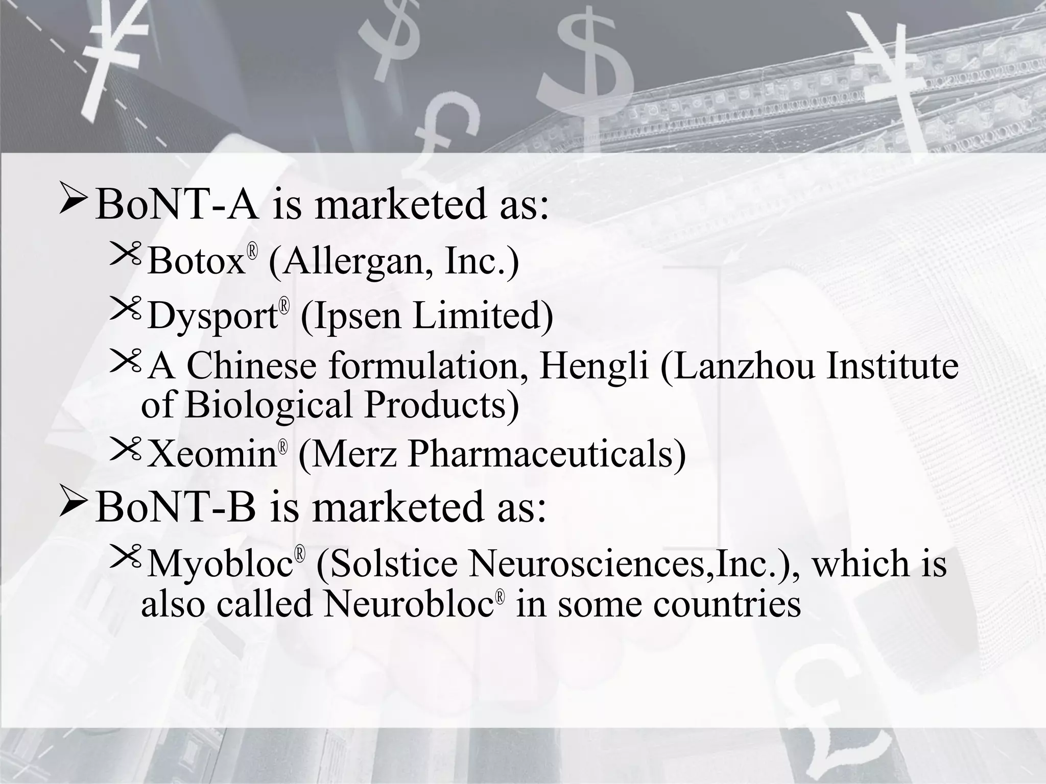 Botulinum toxin in urology2 | PPT