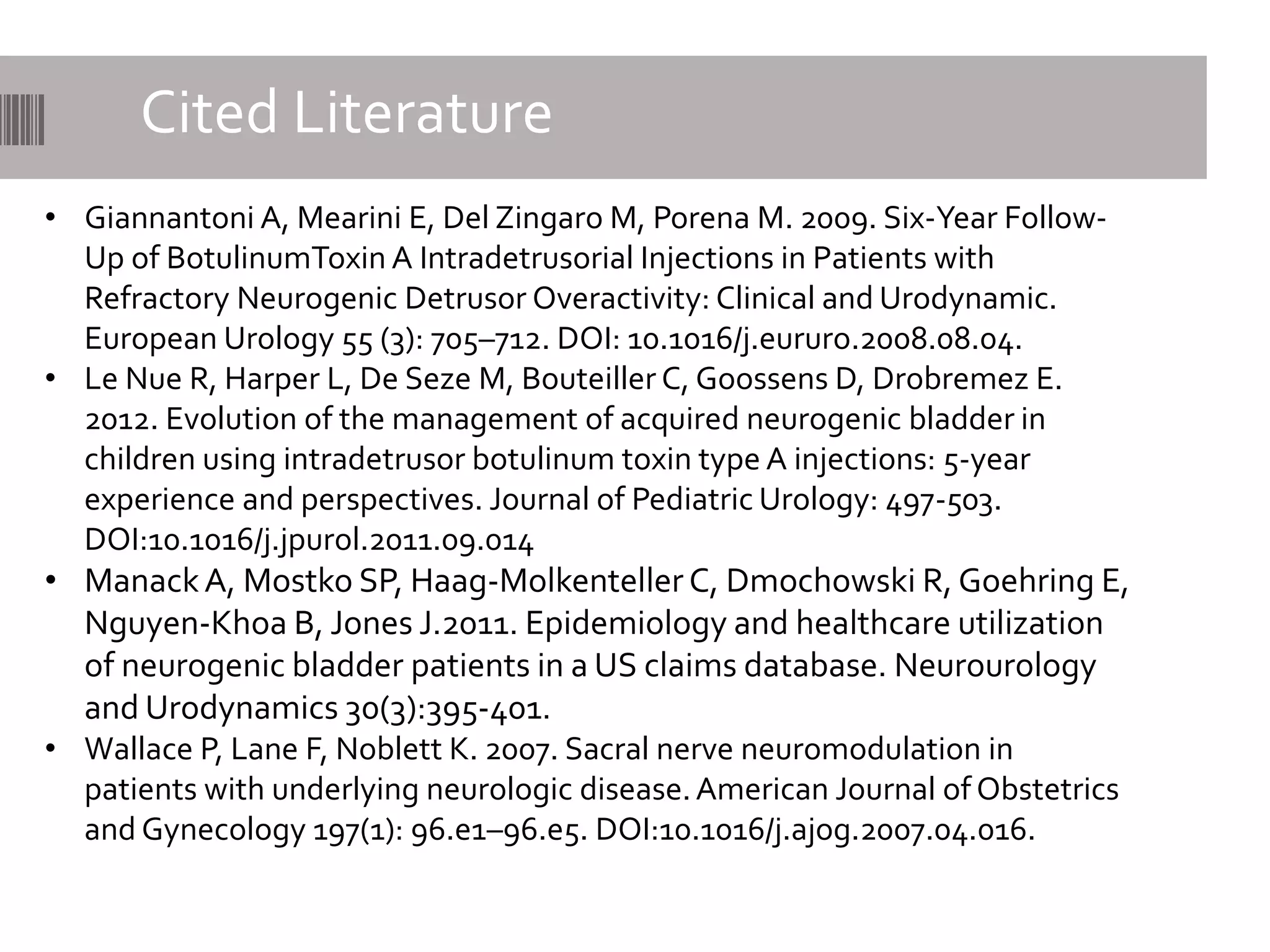 Botulinum toxin type A injections | PPTX