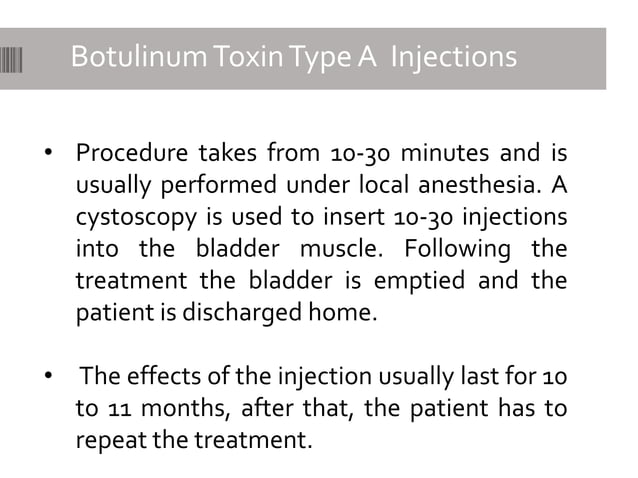 Botulinum toxin type A injections | PPT