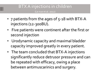 Botulinum toxin type A injections | PPTX