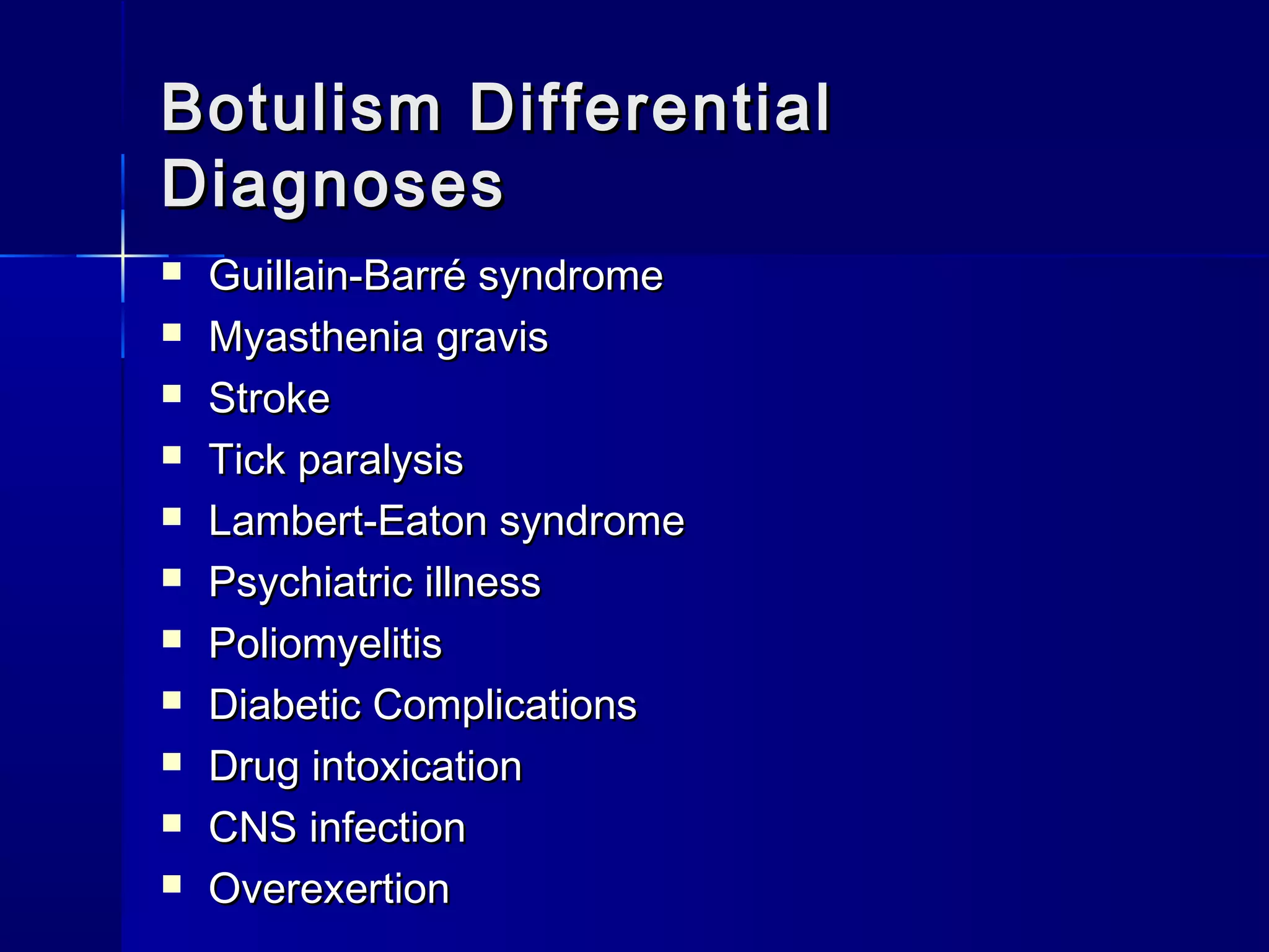 Botulism 1 | PPT