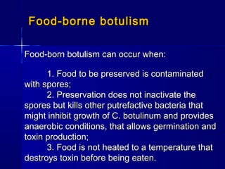 Botulism 1 | PPT