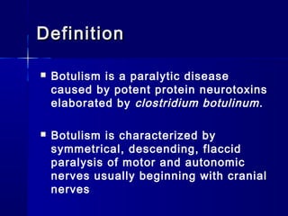 Botulism 1 | PPT