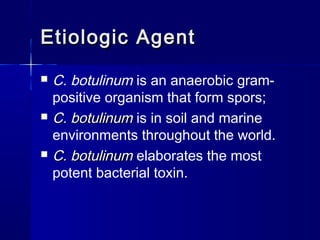 Botulism 1 | PPT